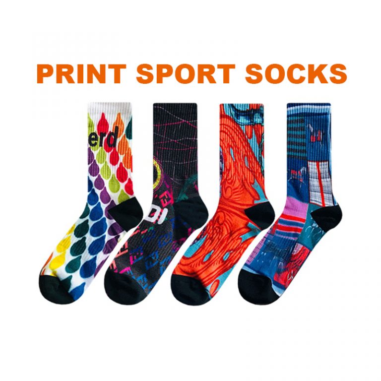 Direct selling African print sublimation socks